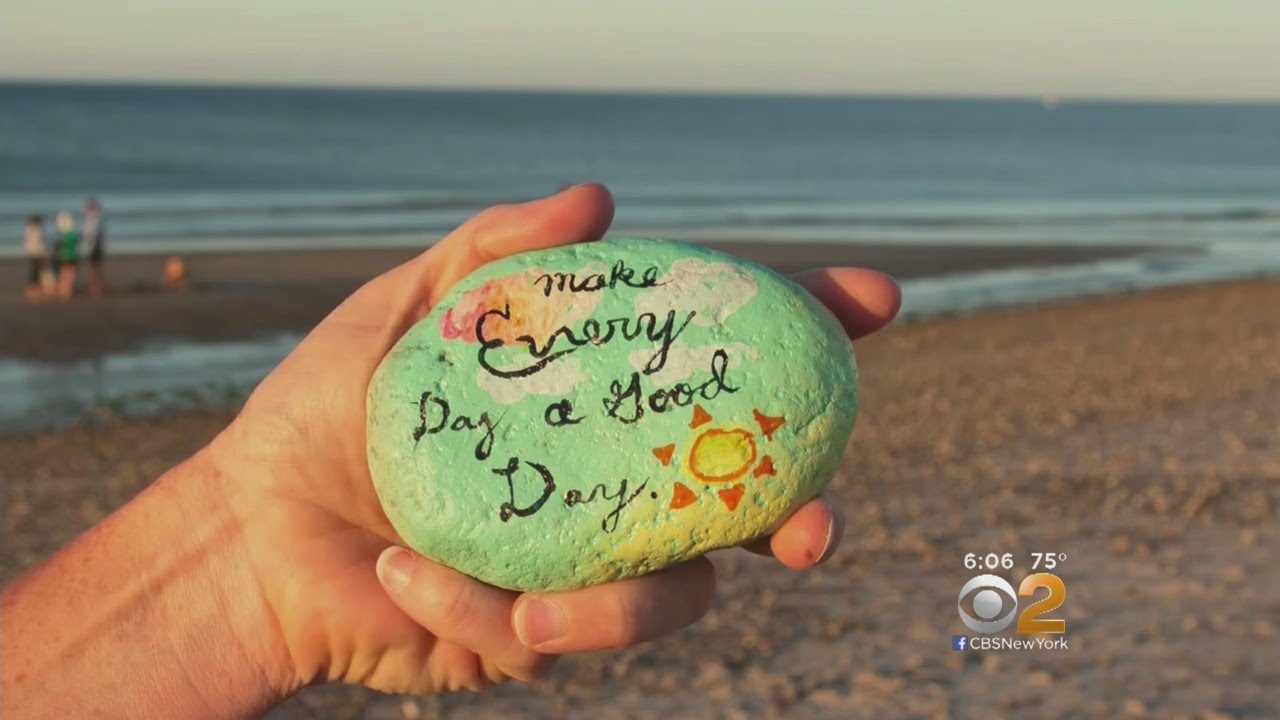 Rock Painting Spreads Positivity And Creativity - YouTube