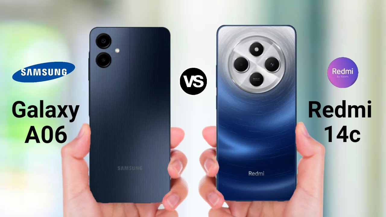 Samsung Galaxy A06 vs Redmi 14c - YouTube