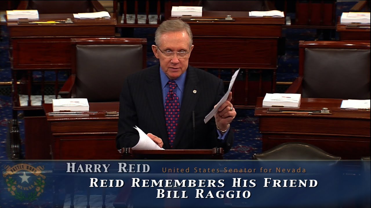 Reid remembers his friend Bill Raggio - YouTube