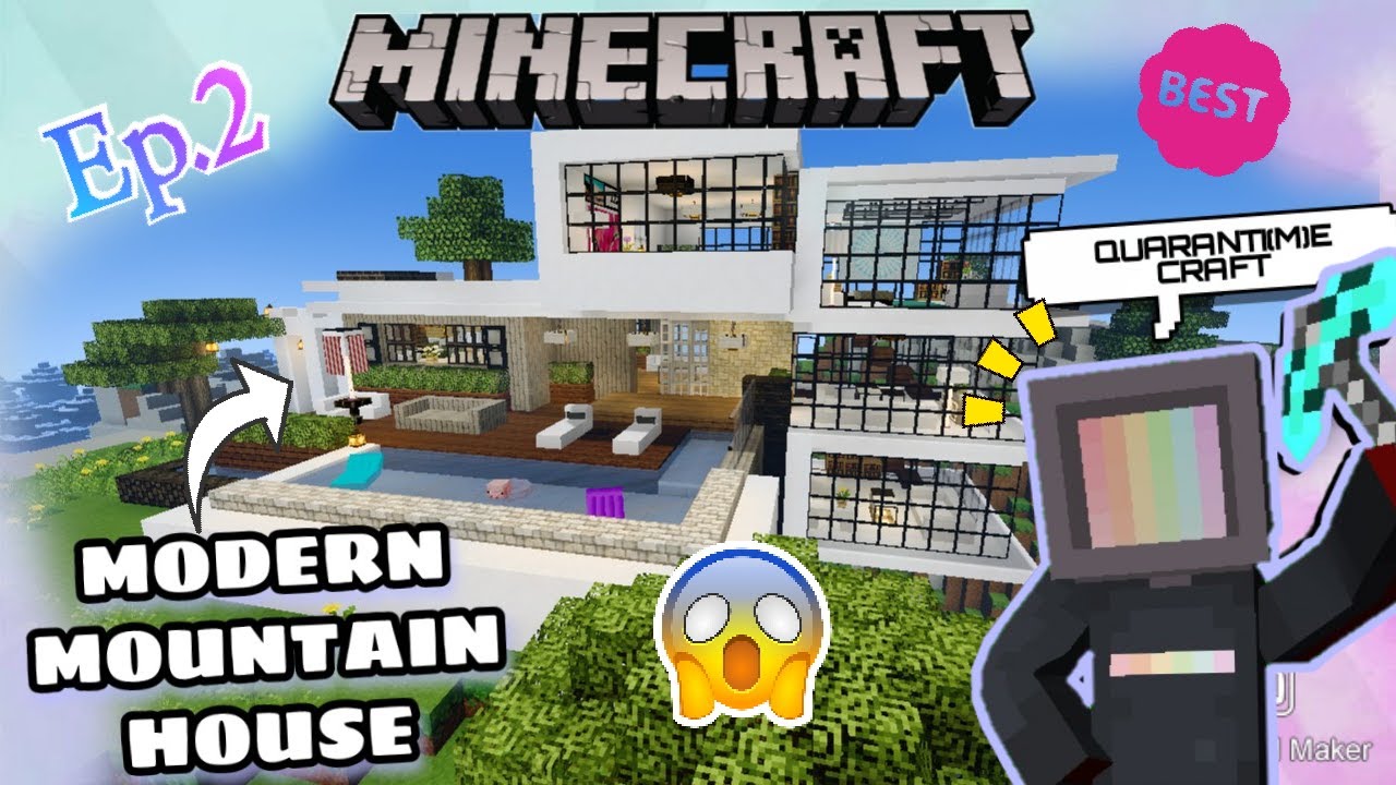 💜⛏️Minecraft: MODERN HOUSE🏡 //The girl miner// - YouTube