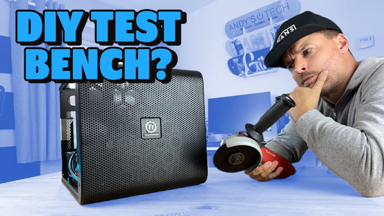 The Ultimate DIY Test Bench out of an Old PC Case! - YouTube