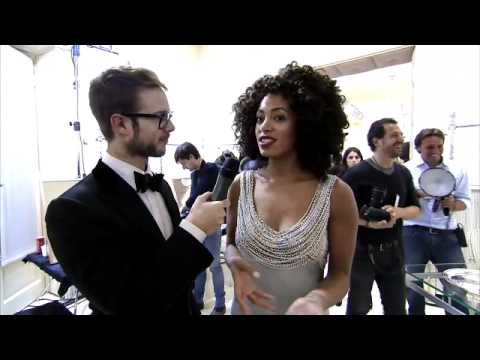 Solange Knowles Interview - Alberta Ferretti Limited Edition 2012 Backstage