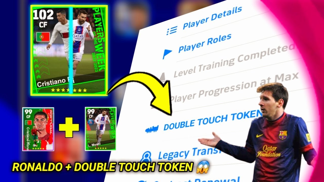 RONALDO + DOUBLE TOUCH MOST POWERFUL LEGACY TRANSFER 😱 - YouTube