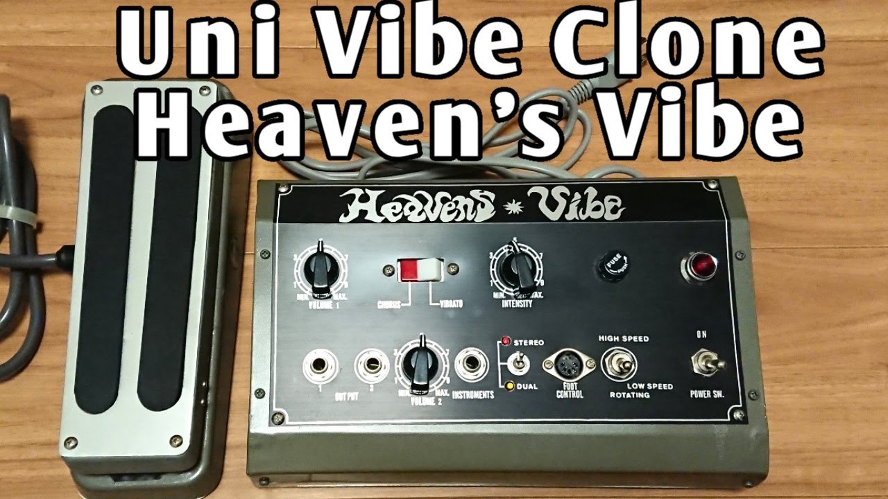 Uni Vibe Clone Heaven's Vibe quick demo - YouTube