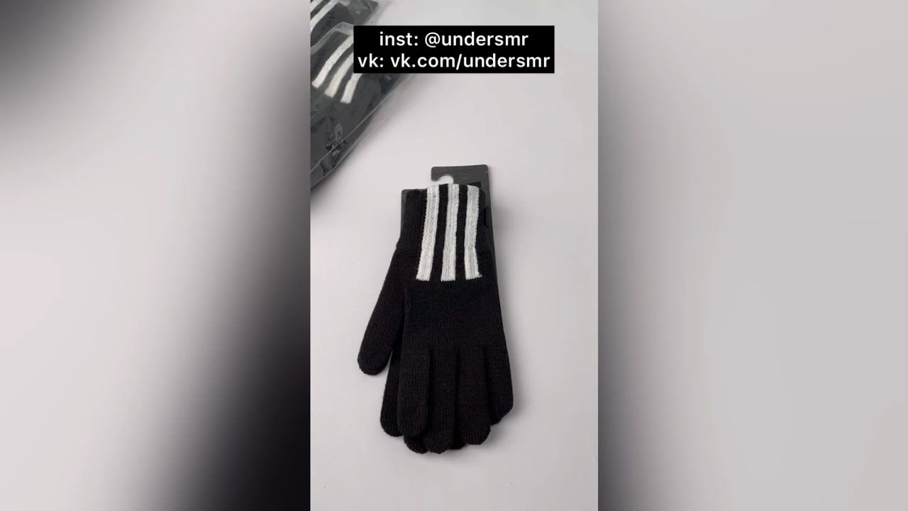 Adidas / 3-STRIPES CONDUCTIVE GLOVES / FS9025 - YouTube