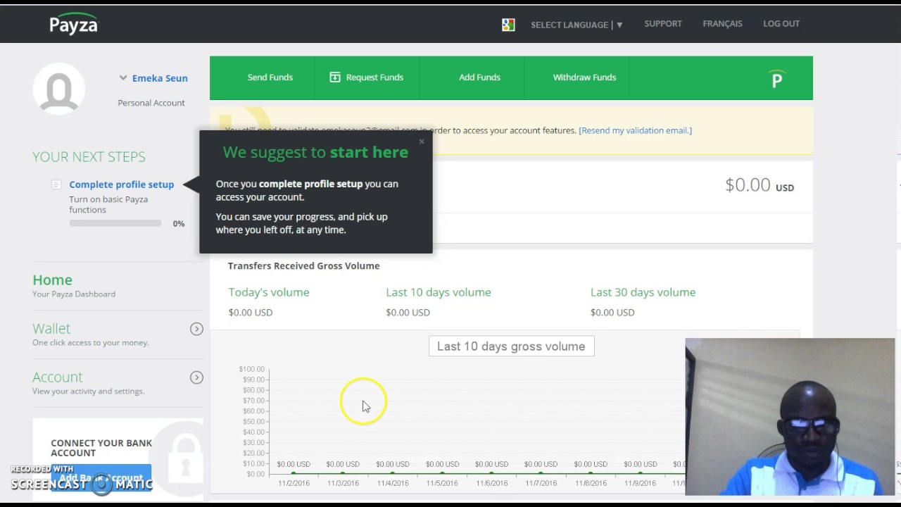 How to create and fund your payza account in Nigeria - YouTube