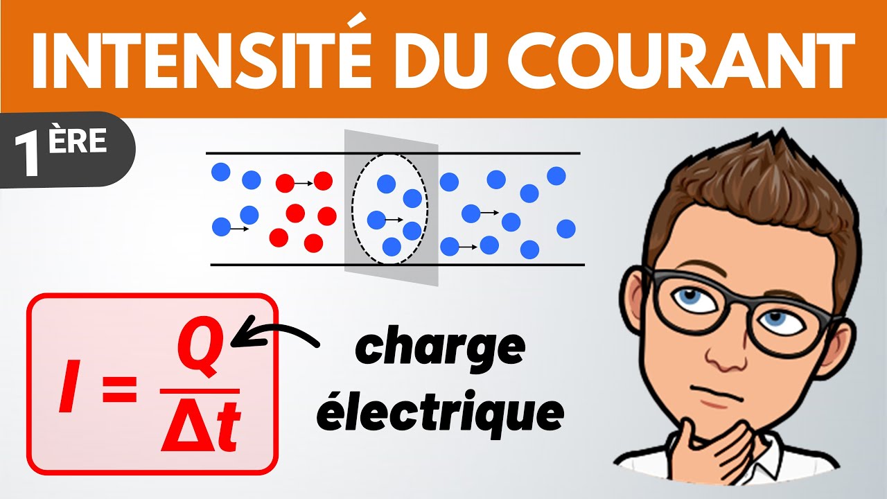 INTENSITÉ DU COURANT 1ère spécialité | Physique Chimie - YouTube