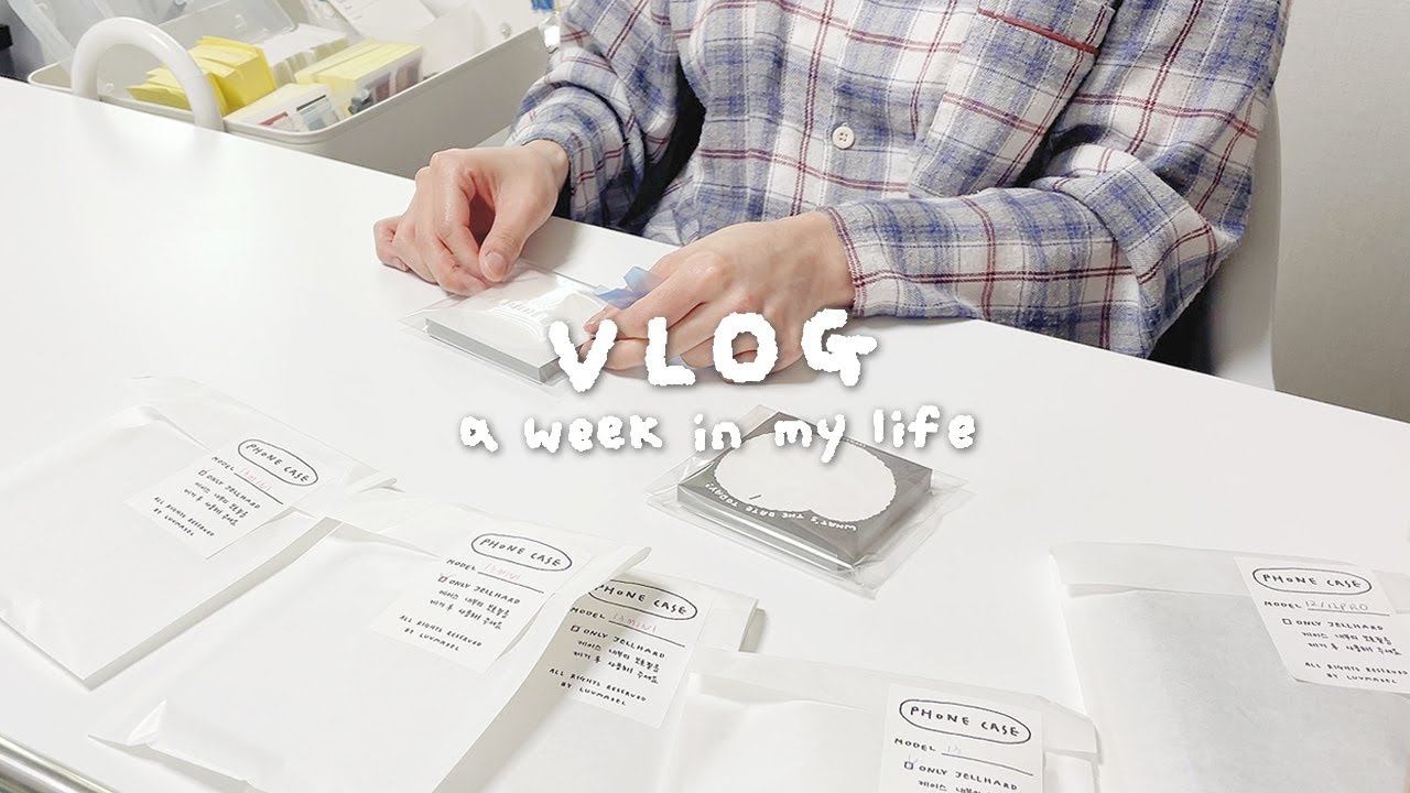 Vlog 쇼핑몰 사장 일상 브이로그⎪아침 운동⎪두부덮밥 매운 돈까스 오므라이스 혼술⎪핸드폰 에어팟 케이스 택배 포장⎪집순이 자취생 Youtube