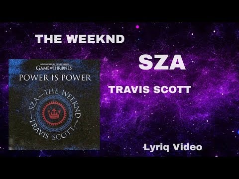 The Weeknd - Power is Power ft. SZA, Travis Scott (Lyriq Video)