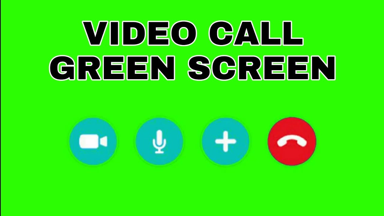 Green screen video of video call - YouTube