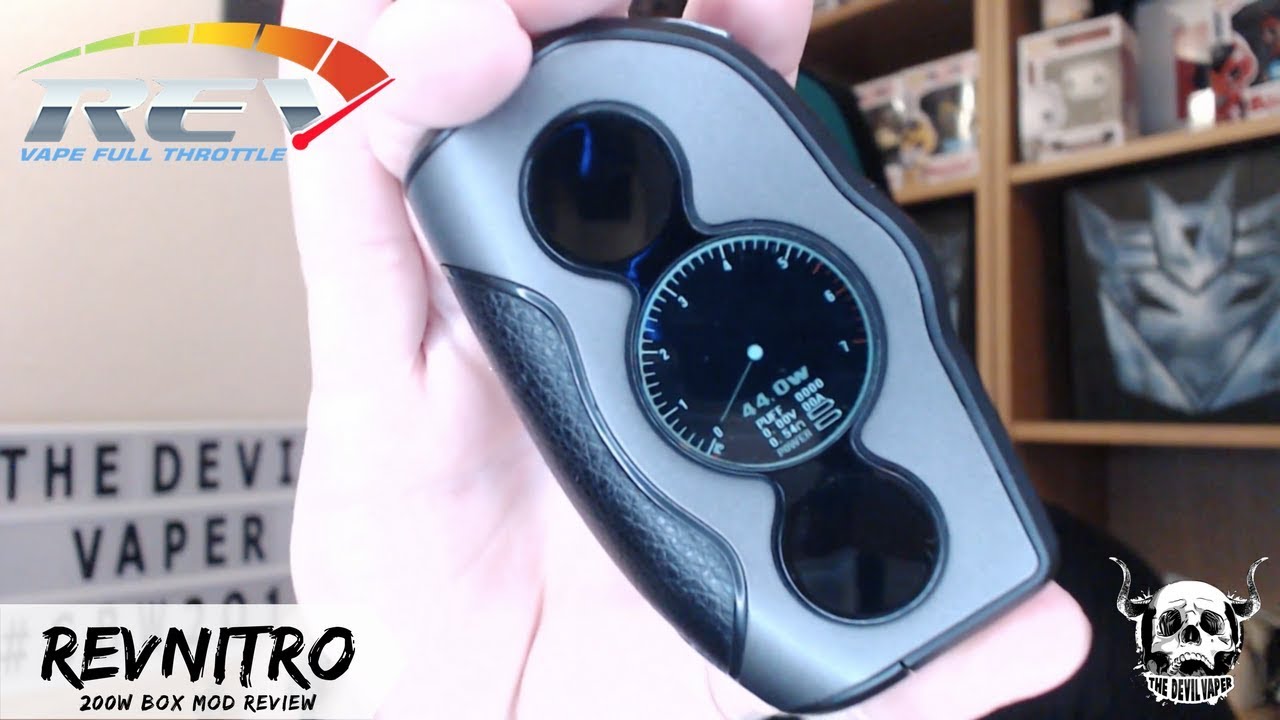 Rev Nitro 200w Box Mod Review - A Car Themed Mod! - YouTube