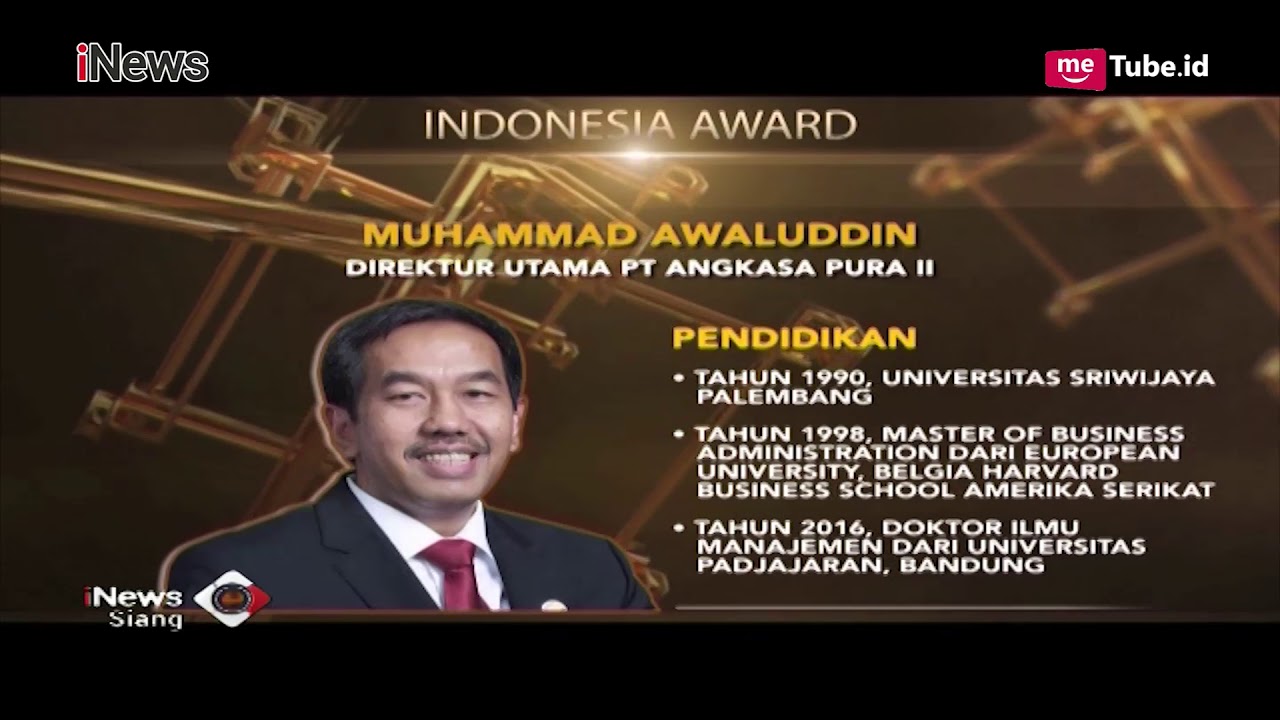 Dirut PT. Angkasa Pura II, Muhammad Awaludin Raih Nominasi Indonesia ...
