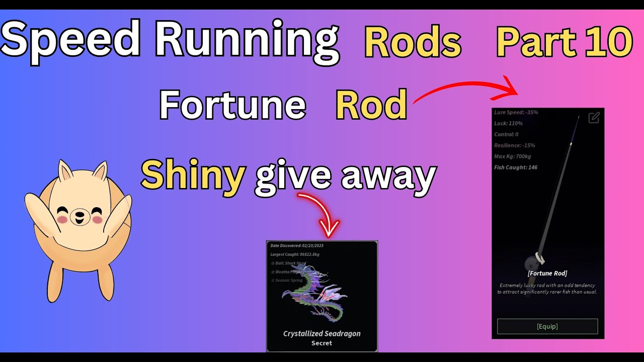 Speed Running Rods Part 10 Fortune Rod - YouTube