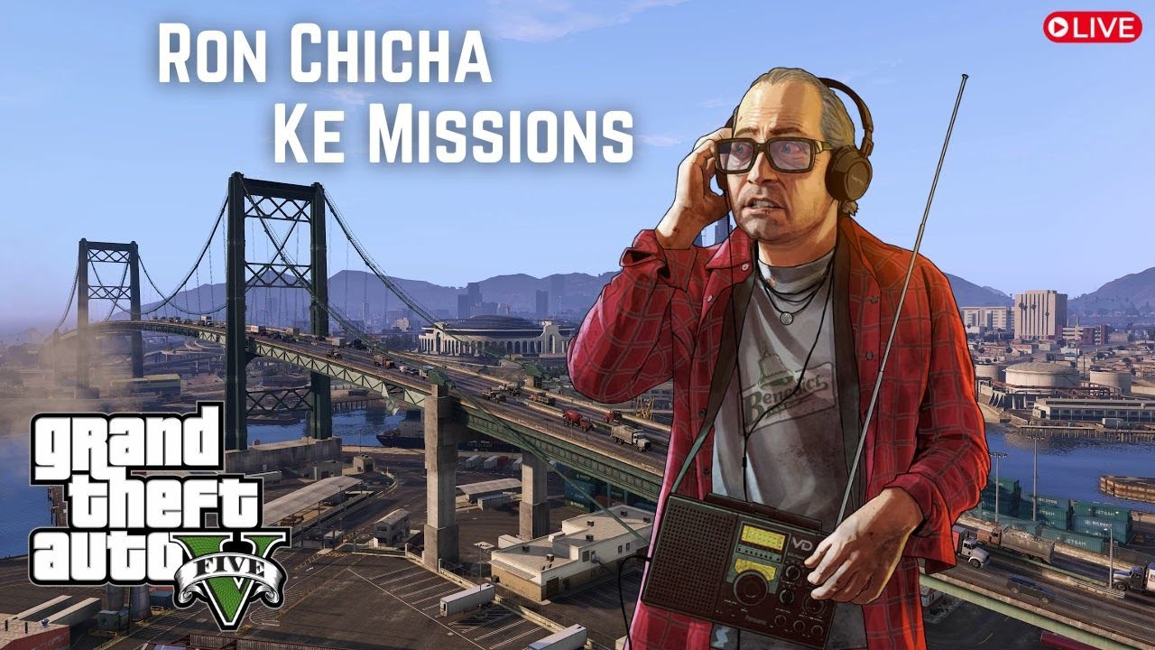 Ron chicha missions ane MORE...! || Hindi Live Stream || Grand Theft ...
