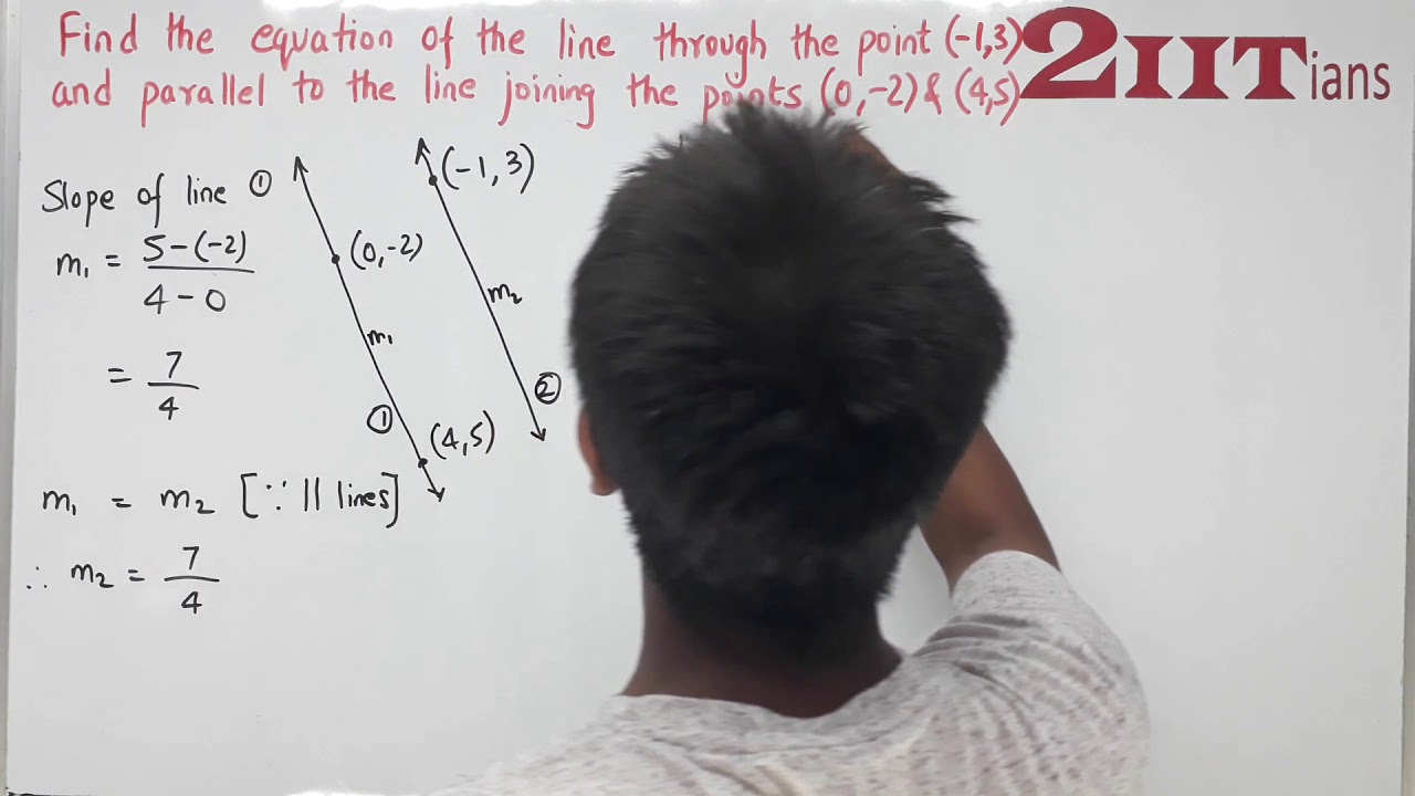 Equation of a Straight line Exercise 12.2 Q 27 Class X ICSE | IIT JEE ...
