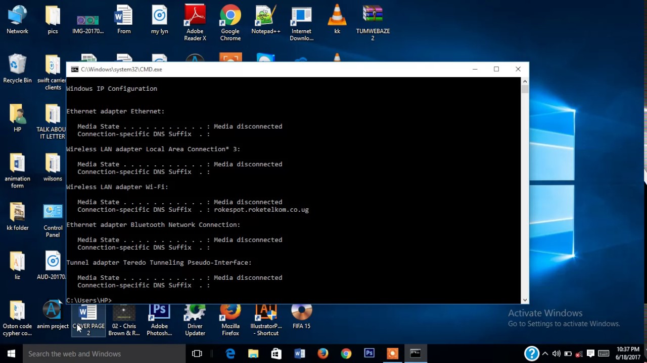 Get Network Details | Amazing CMD tricks #10 - YouTube