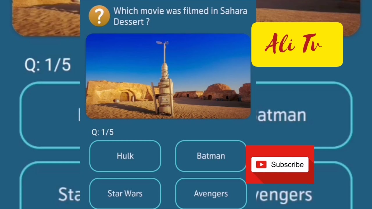 Which movie was filmed in sahara desert | Ali Tv - YouTube