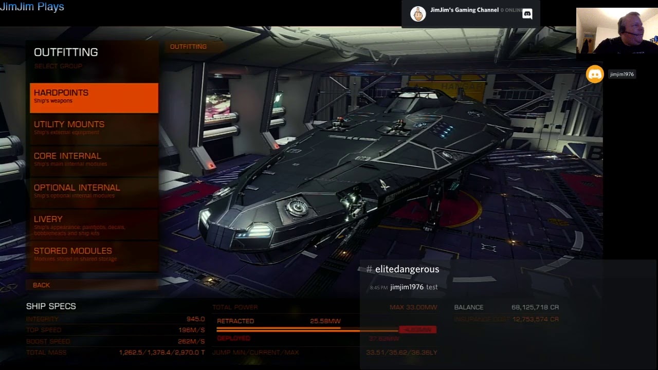 JimJIm plays Elite Dangerous Live again - YouTube