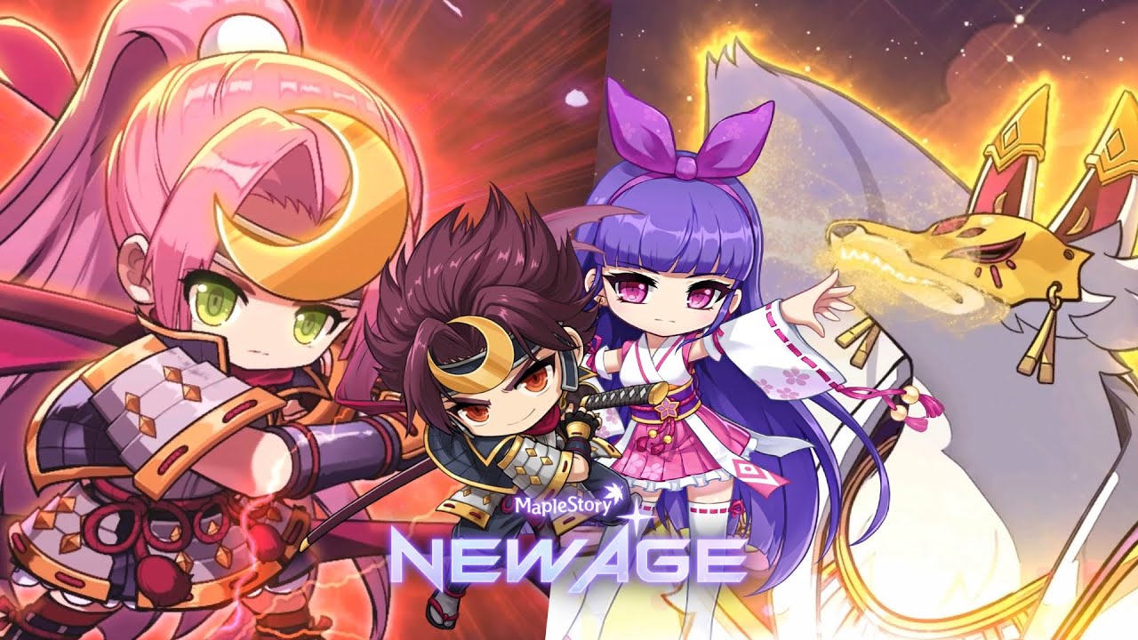 MapleStory Hayato & Kanna 6th Job Skills Showcase 4K - YouTube