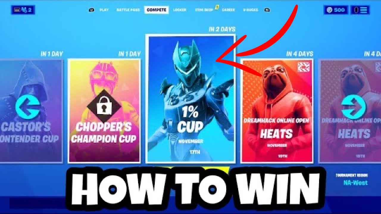How To WIN The 1% CUP IN FORTNITE (BEST TIPS) - YouTube