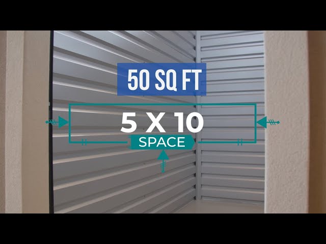 How Big Is A 5x10 Storage Unit Unit Size Guide Anchor Storage Baker