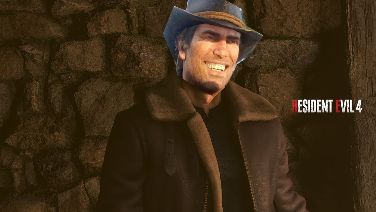 Resident Evil 4 Remake เมื่อ arthur morgan หลงยุค - YouTube