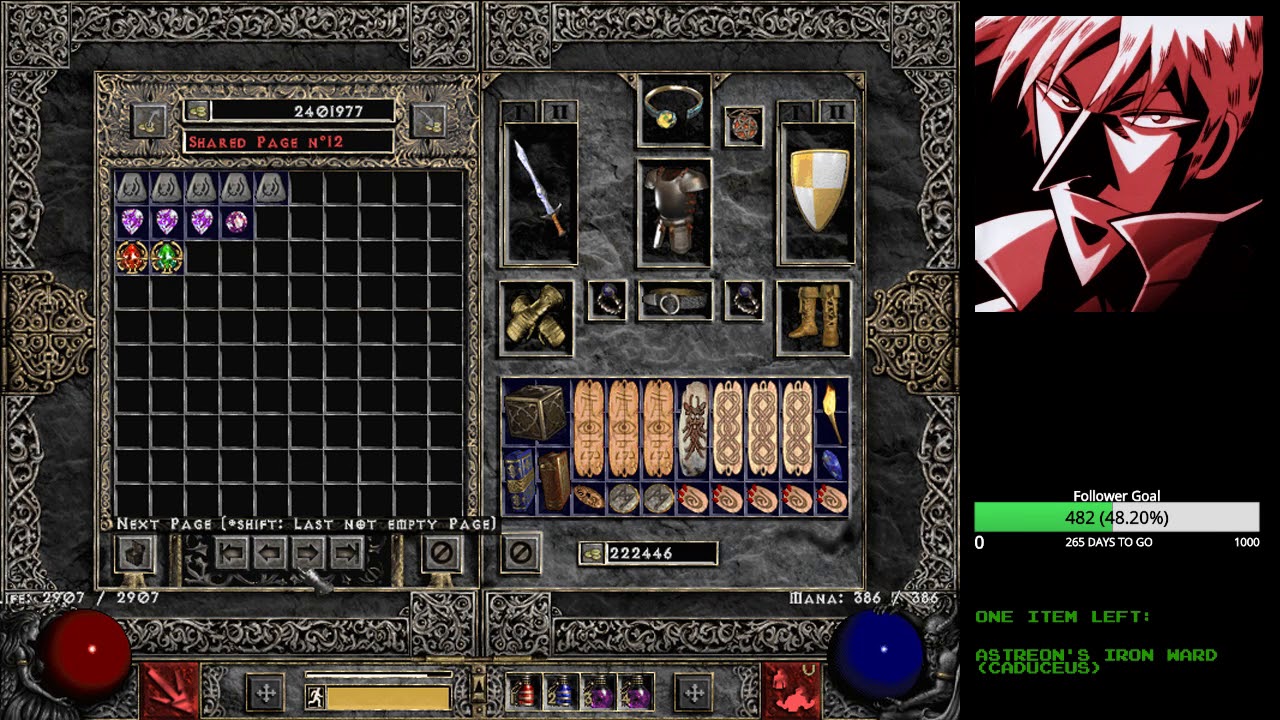 Diablo 2 - 15ed Phase Blade Drop - Holy Grail (Single Player / Plugy) - YouTube