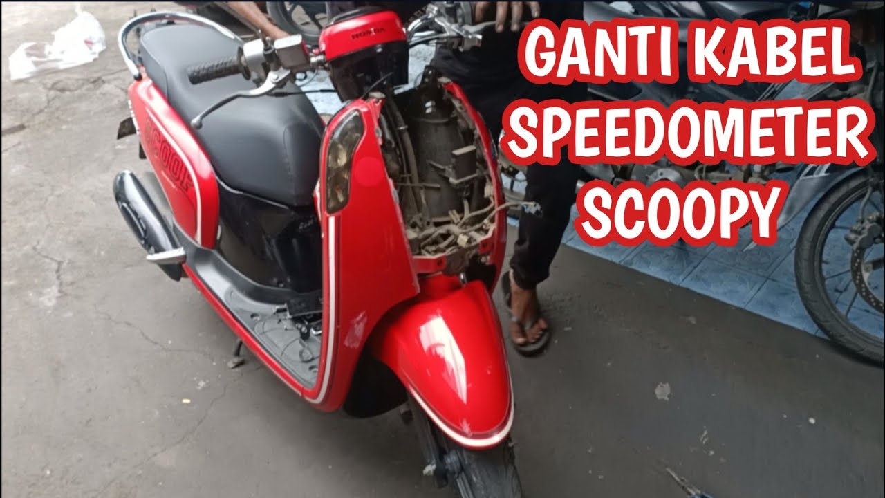 VLOG: GANTI KABEL SPEEDOMETER HONDA SCOOPY FI 2014 - YouTube