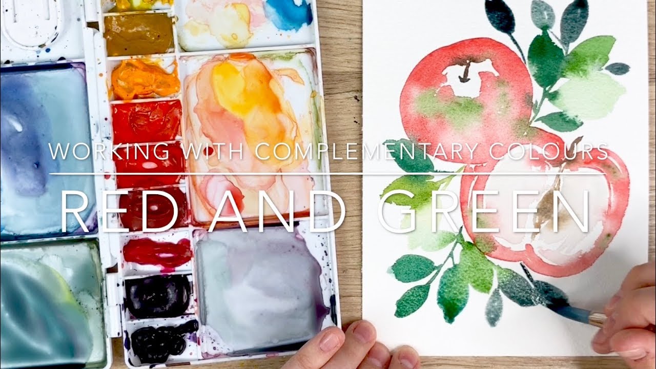 Working With Complementary Colours: Red and Green - YouTube