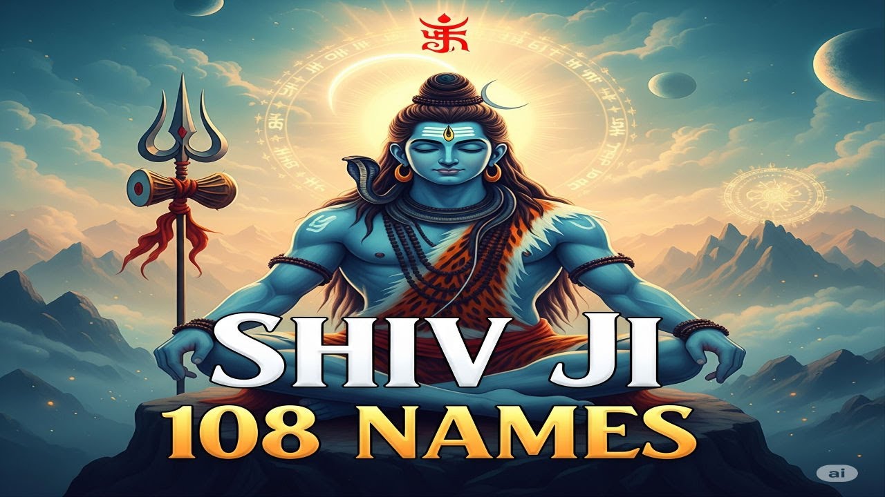 🔱 108 Names of Lord Shiva | शिव जी के 108 नाम | Mahadev Mantra #shorts ...