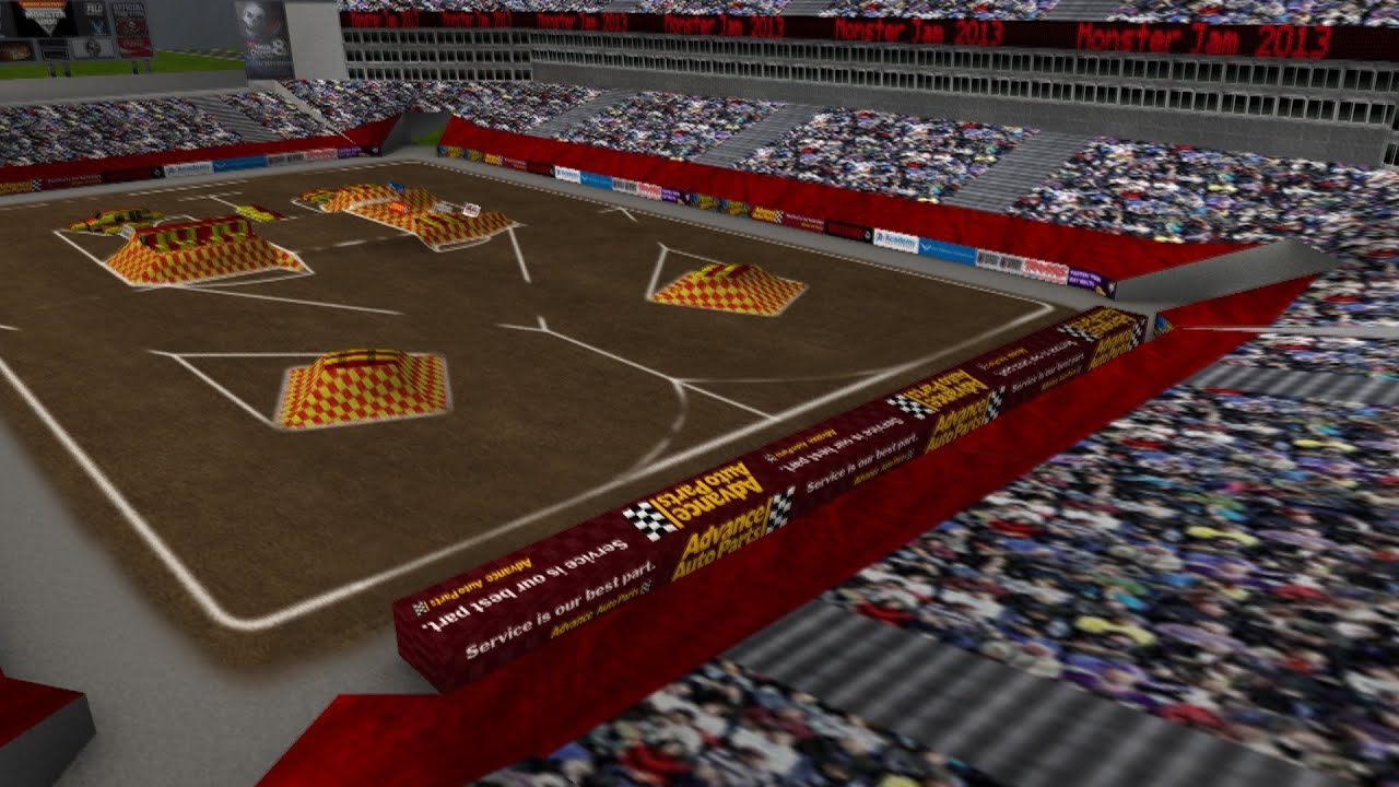 Rigs of Rods: Monster Jam Tampa 2013 March Show 2 TRACK PREVIEW HD ...