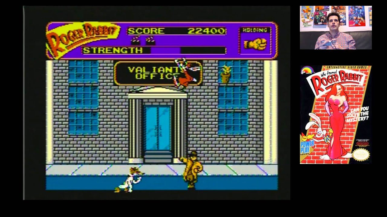 Who Framed Roger Rabbit (NES) Defeated! with Mike Matei - YouTube