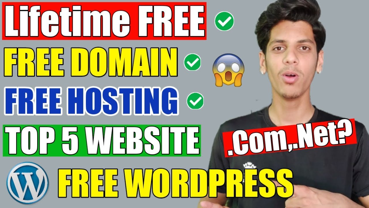 🔥Lifetime Free Domain And Hosting For WordPress In 2021 | Free Domain ...