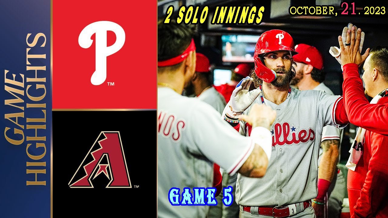 Phillies VS D-Backs NLCS FULL GAME 4 October 20, 2023 - MLB Highlights ...