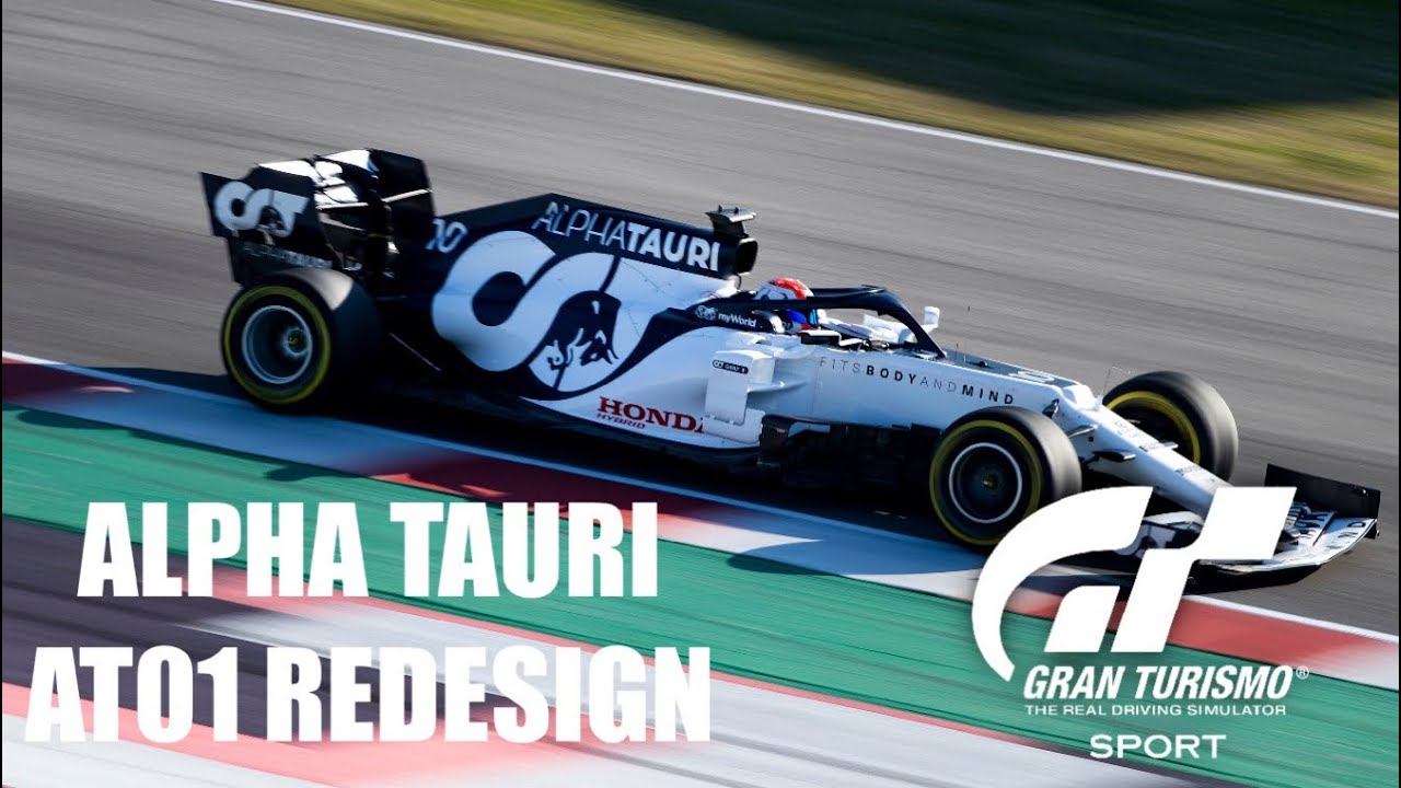 GT Sport: Redesigning the 2020 Alpha Tauri AT01 Livery - YouTube