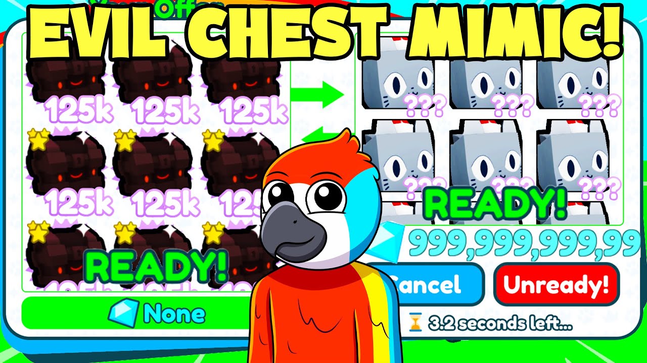 i seriously traded my HELL CHEST MIMIC for this.......(pet simulator x ...