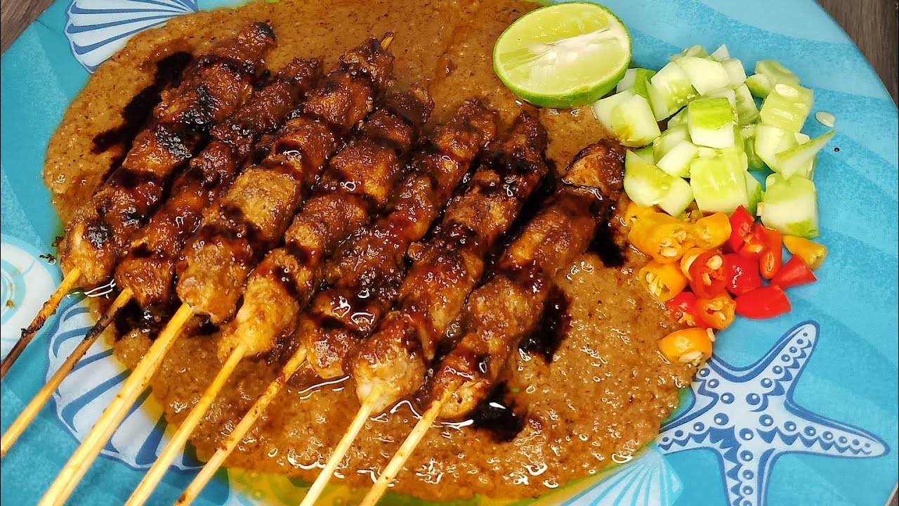 cara buat sate khas madura mantap - YouTube