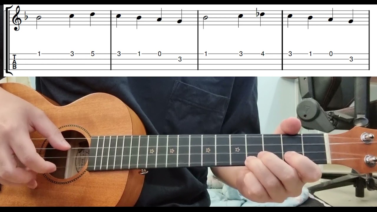 Smile (Charlie Chaplin) - Easy Beginner Ukulele Tab With Playthrough ...