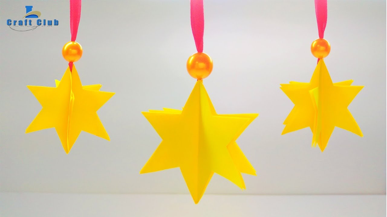 How to Make Simple and Easy Paper Star | Ninja Paper Star with ...