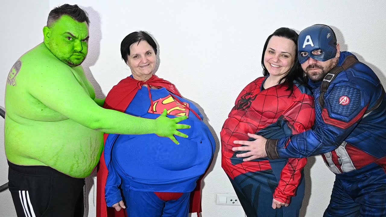 Pregnant Superheroes - YouTube