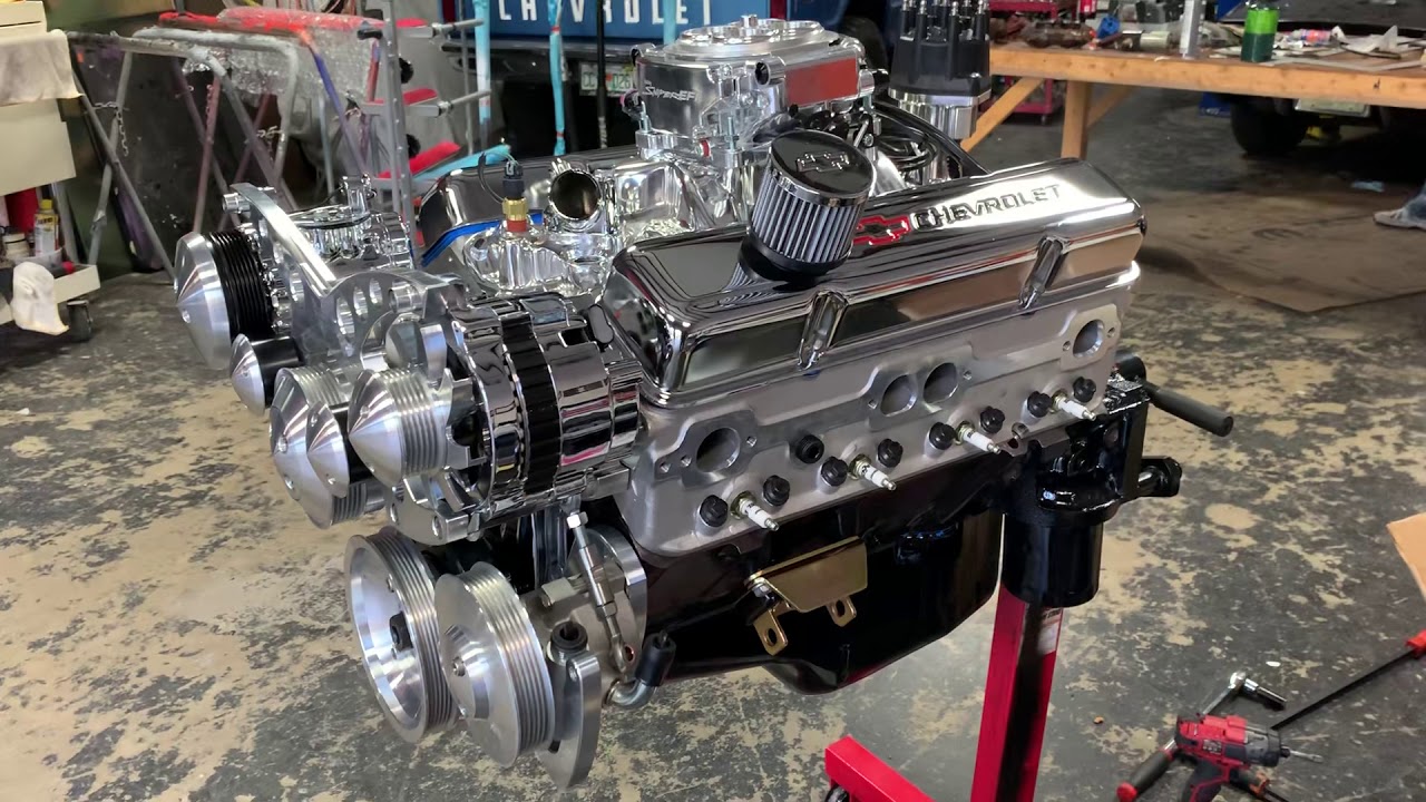 1973 corvette 355 small block rebuild finished - YouTube