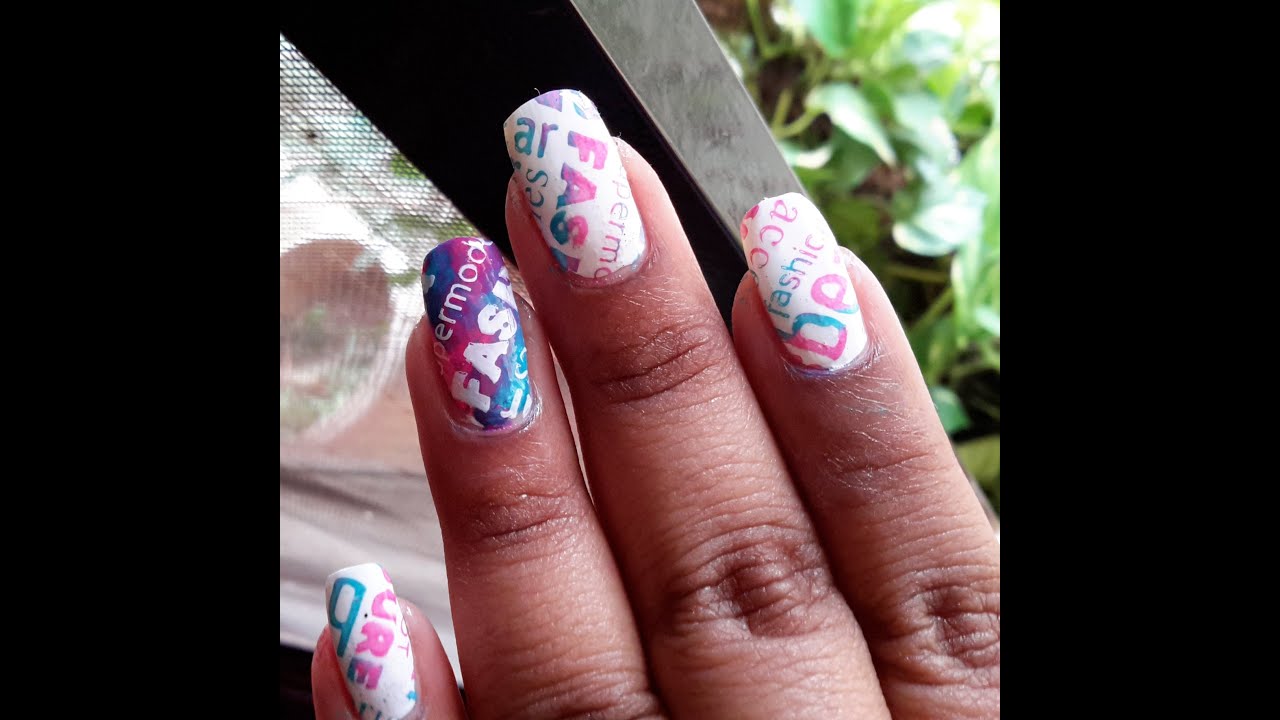 Trendy Inverse Nails Using JQ 53 - YouTube