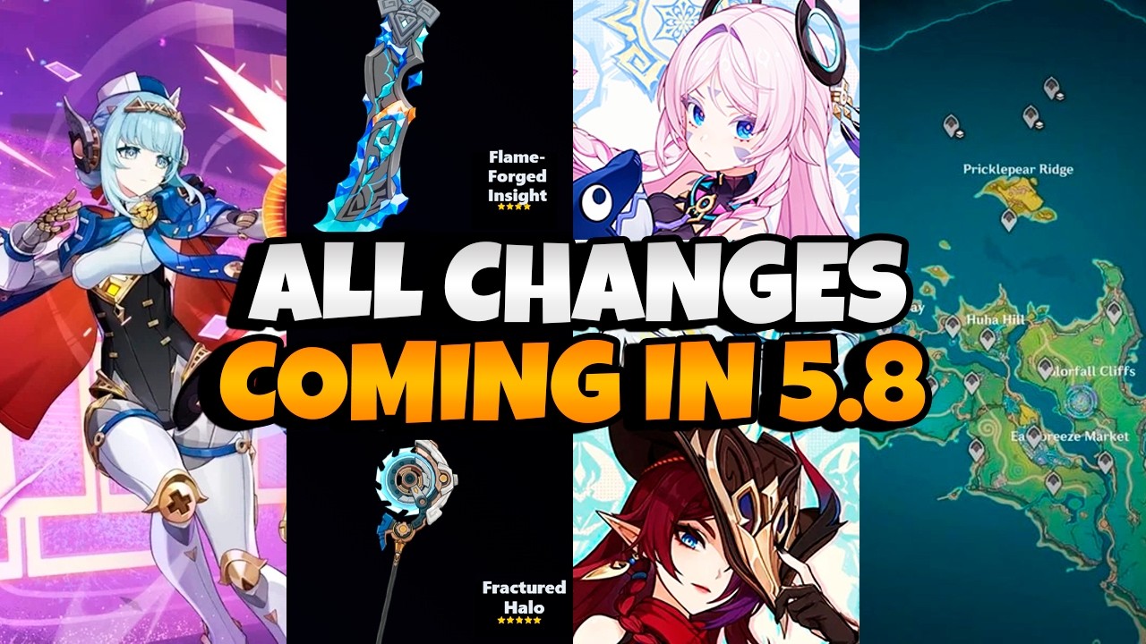 EVERYTHING ABOUT 5.8 NEW CHANGES, INNEFA, NEW MAP, BANNERS, QOL UPDATES ...