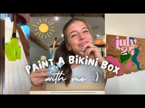 paint with me! || painting, bikini box, life, music, etc.