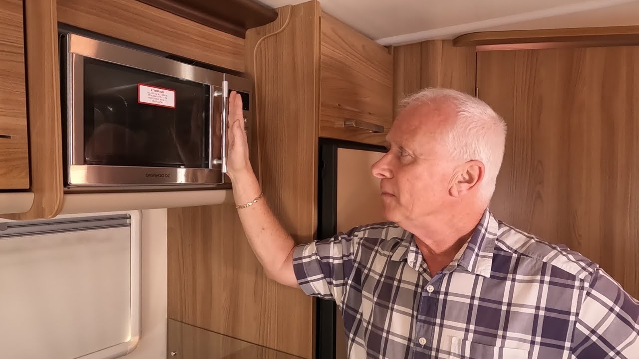 Caravan Microwave Upgrade - Removal - YouTube