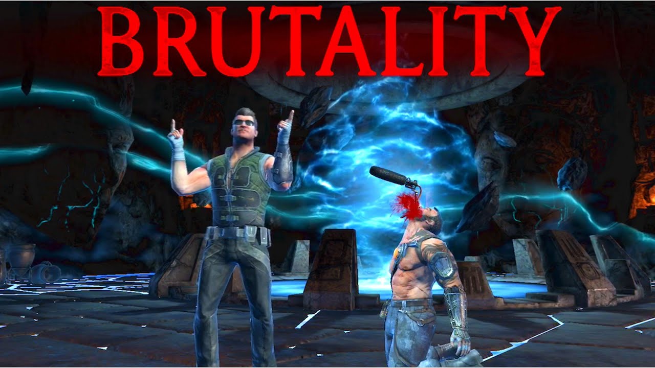 MK Mobile StrikeForce Johnny Cage Brutality + Mid-Match Brutality ...