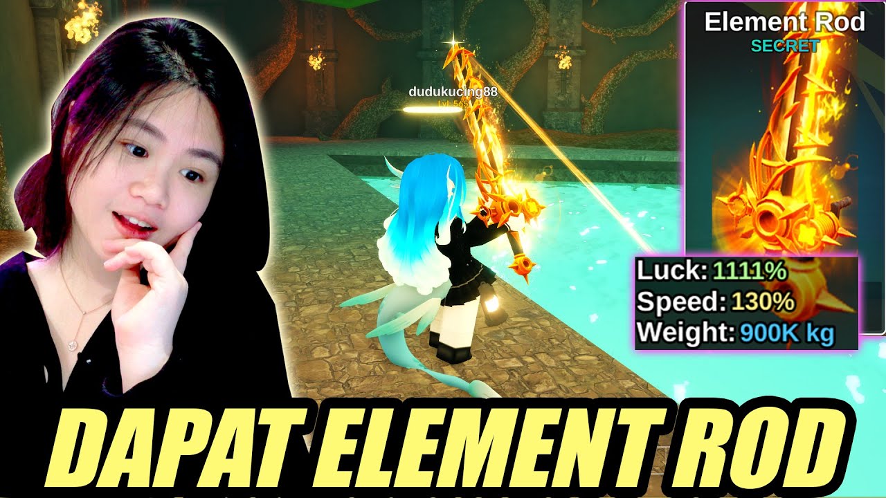 SELESAI ELEMENT ROD !! NEW SECRET di Underground Cellar ! [ ROBLOX FISH ...