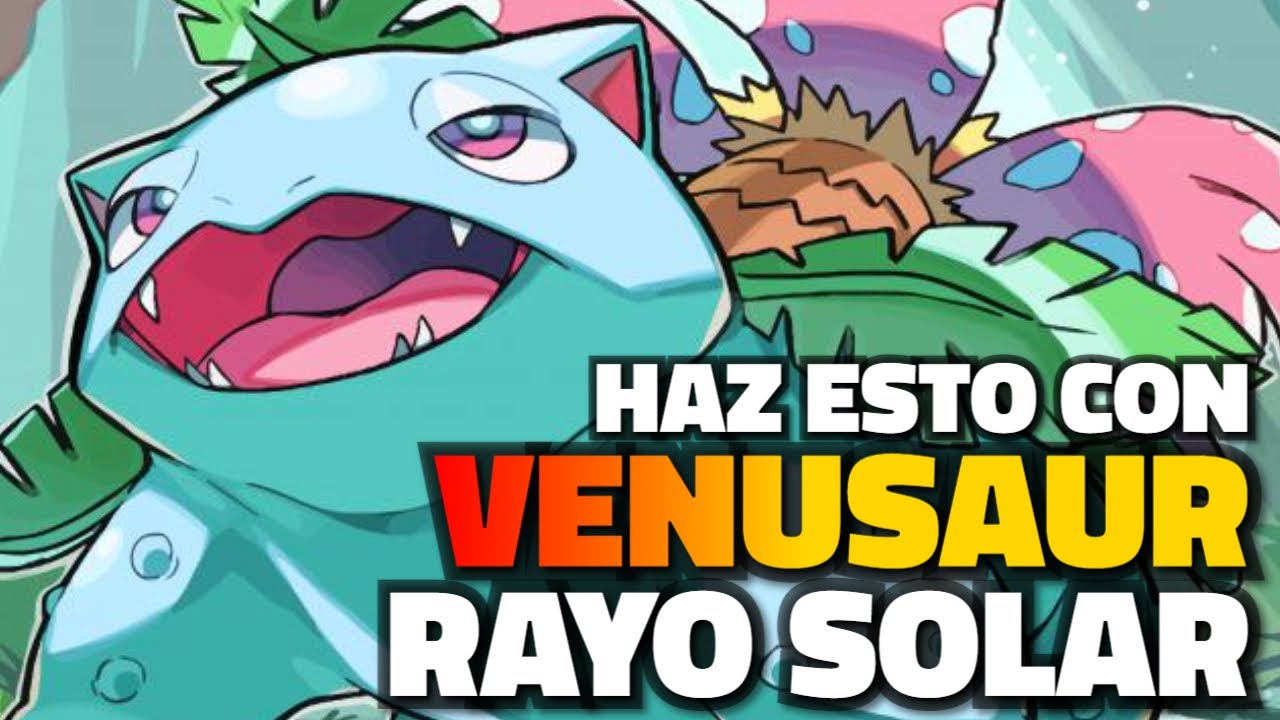 RAYO SOLAR!! la MEJOR BUILD de VENUSAUR😱 Pokemon Unite - YouTube
