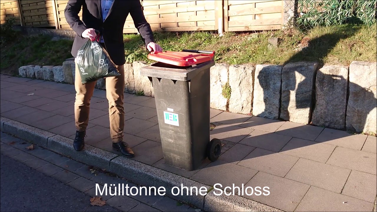 Mulltonne Richtig An Die Strae Stellen