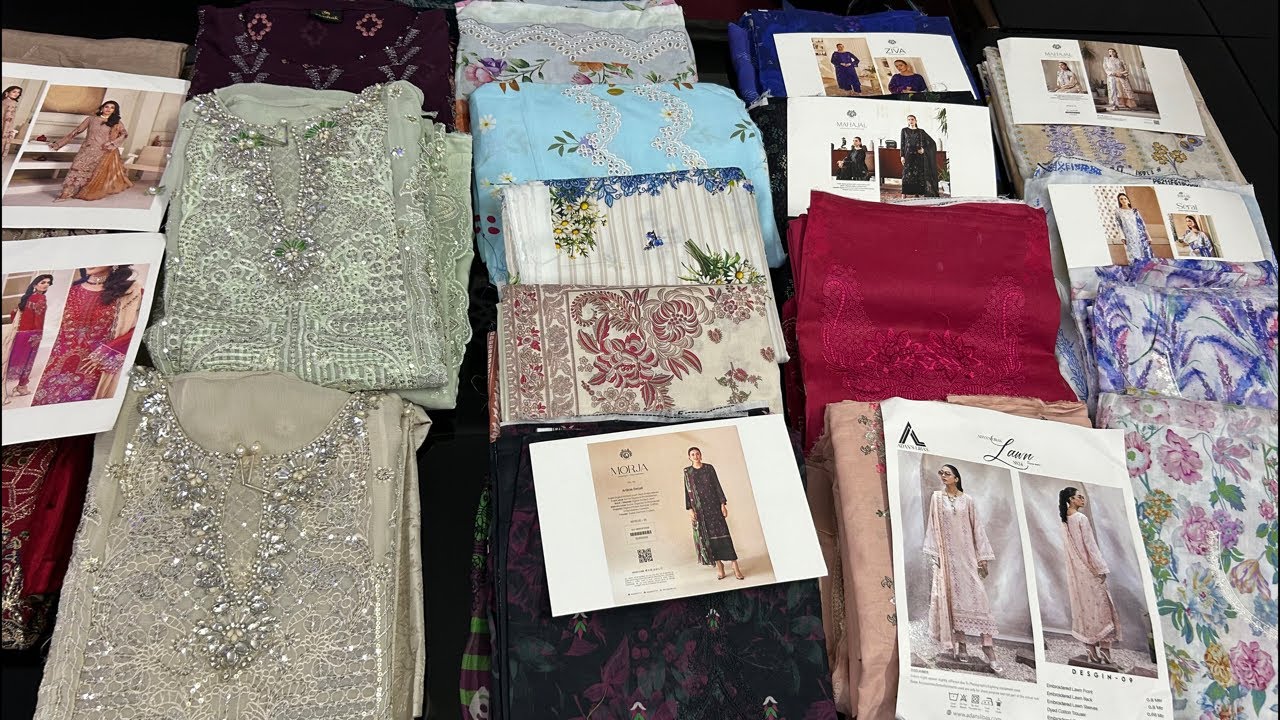 Mix Collection at AZ Textiles By Zoya Syed in live - YouTube